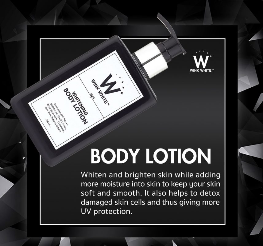 Wink White Whitening Body Lotion SPF PA+++ - Trust in Nature - www ...
